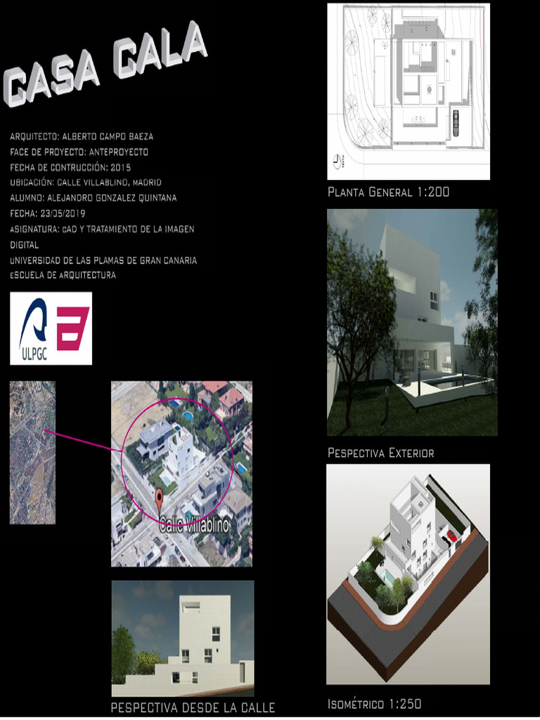 Alejandro Gonzalez Lamina Casa Cala | PDF