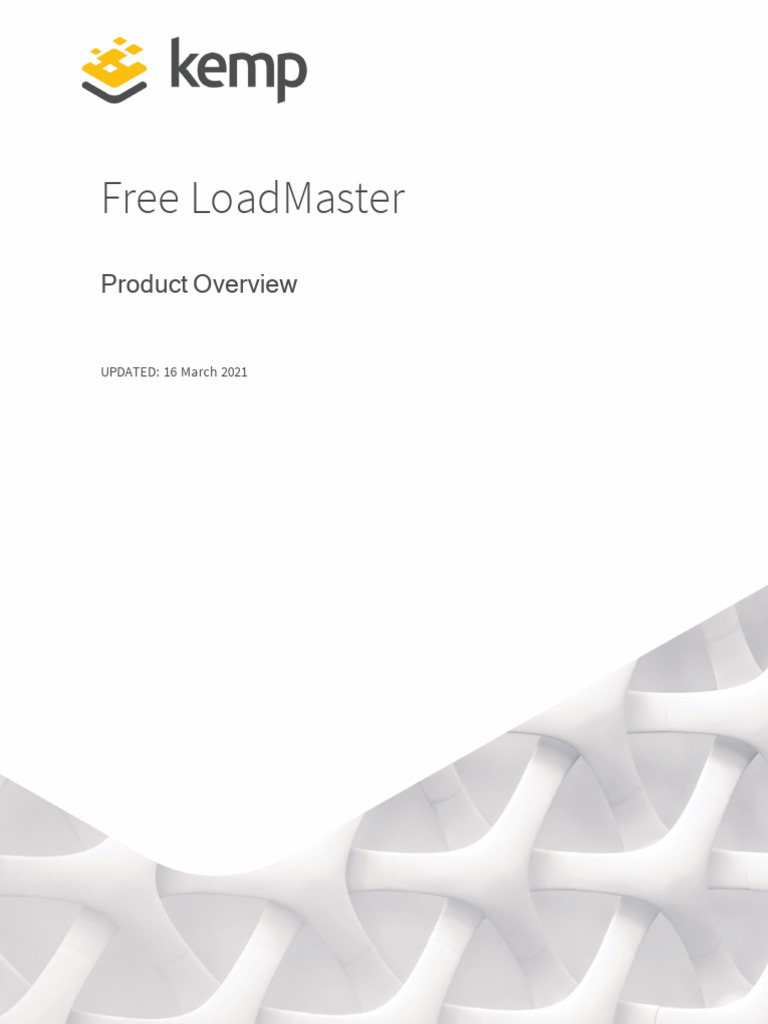 Product Overview-Free LoadMaster | Download Free PDF | I Pv6 | Computing