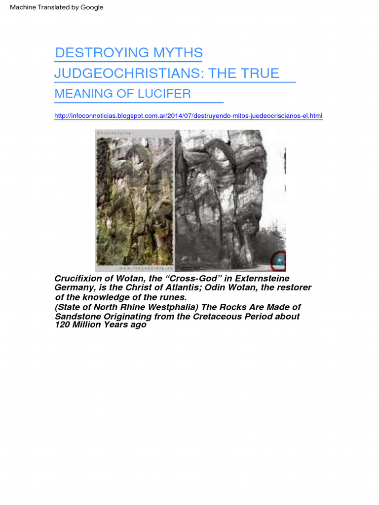 The True Meaning of Lucifer - Destroying The Jewish Myths | PDF ...