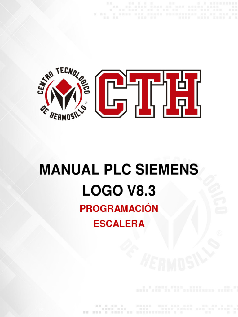 Manual Siemens Logo 8.3 Escalera | PDF