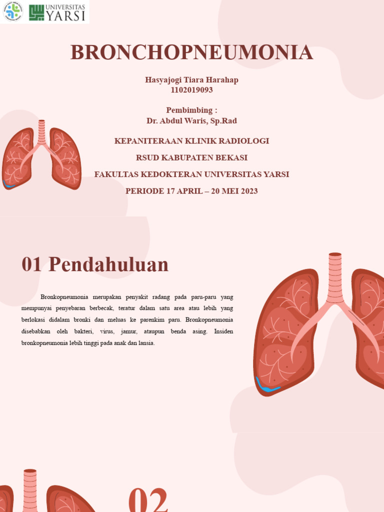 Bronkopneumonia Radiologi - Hasyajogi | PDF