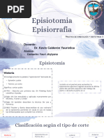 Episiotomía y Episiorrafia | PDF | Parto | Especialidades Medicas