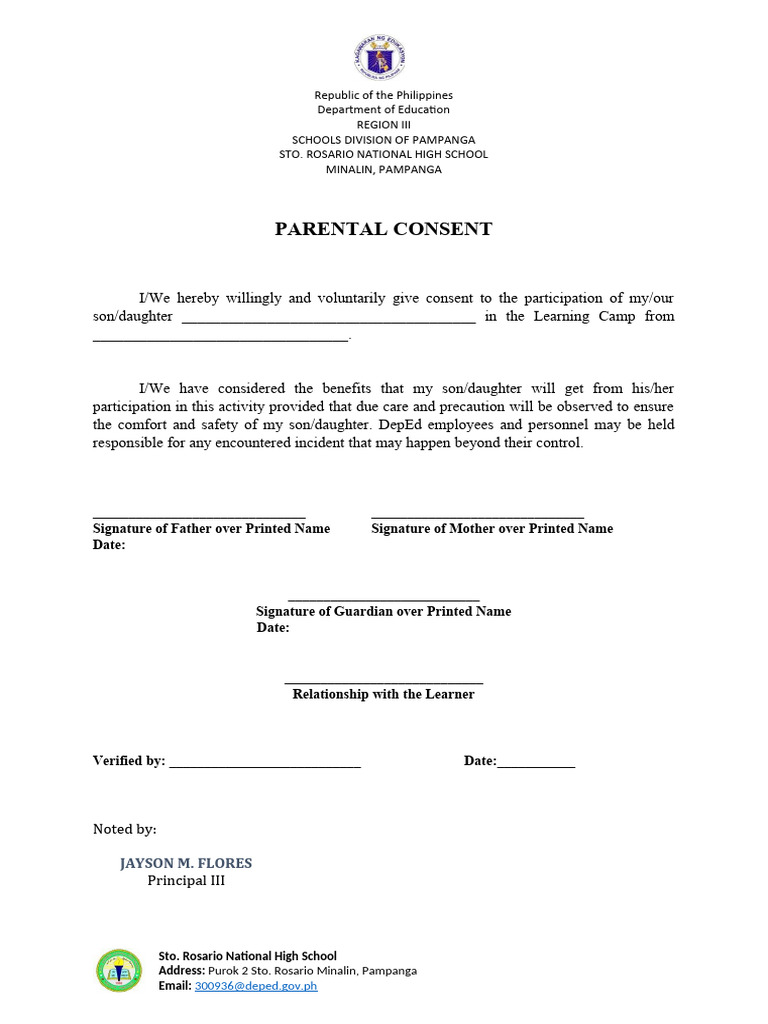 NLC Parent Consent | PDF