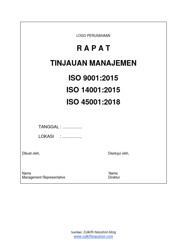 Formulir Notulen RTM Integrasi | PDF