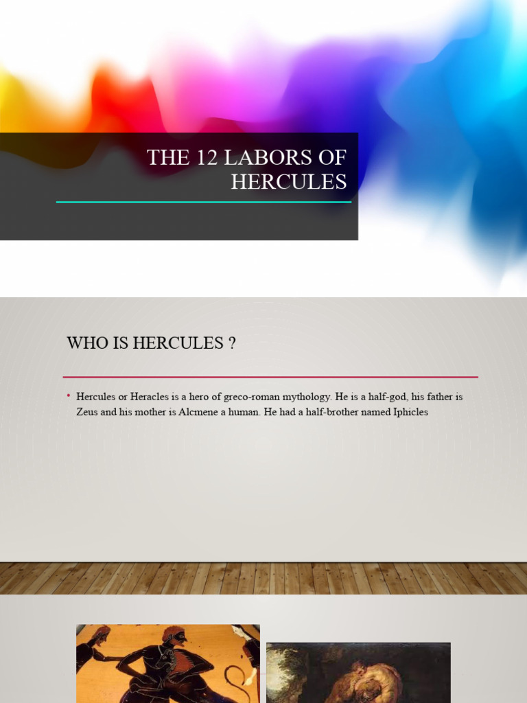 Presentation On 12 Labors of Hercules | PDF
