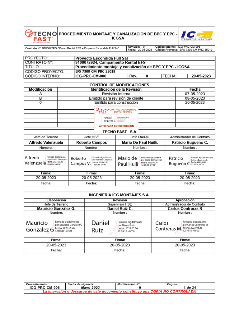 Efs 7300 CM PRC 55019 - 0 | PDF | Seguridad y salud ocupacional