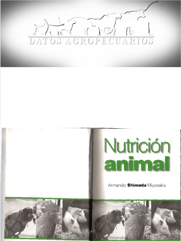 Nutrición Animal - Shimada | PDF