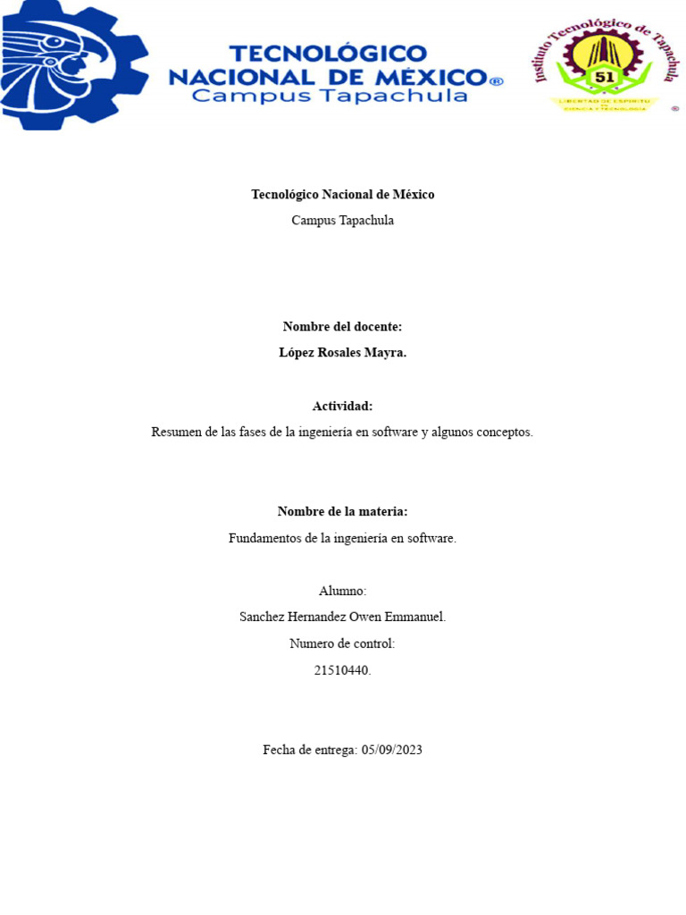 Resumen de Las Fases de La Ing en Software | PDF | Software ...