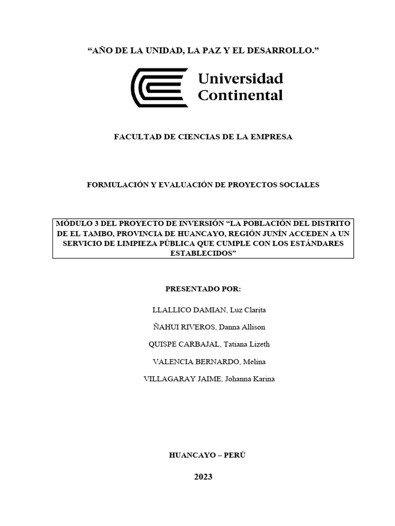 MÃ Dulo III | PDF | Residuos | Evaluación