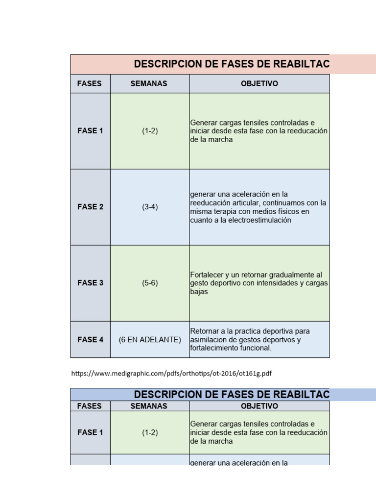 Tablas Del Protocolo | PDF | Medicina CLINICA