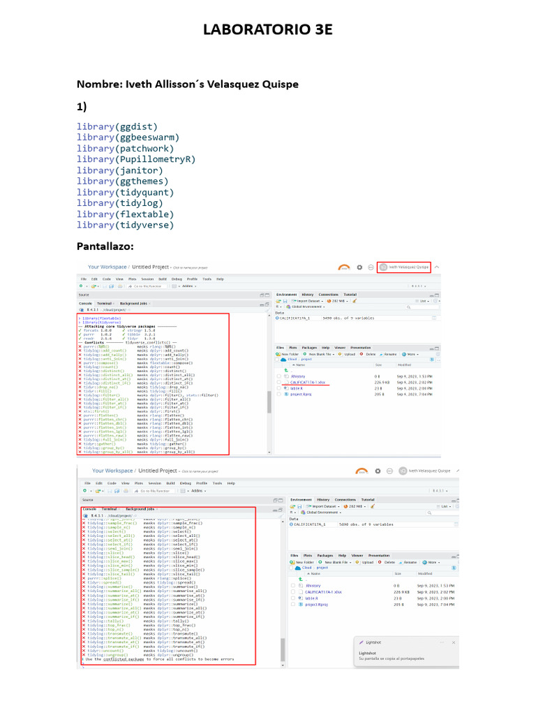 Laboratorio 3e | PDF