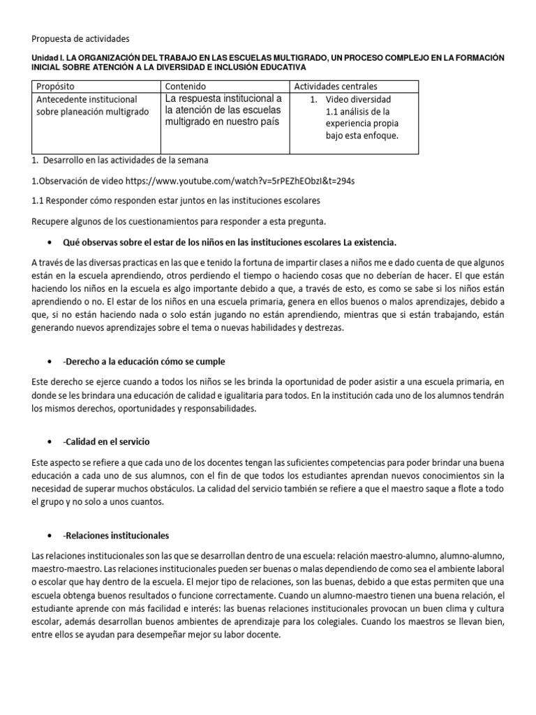 Tar 1 | PDF | Enseñando | Aprendizaje