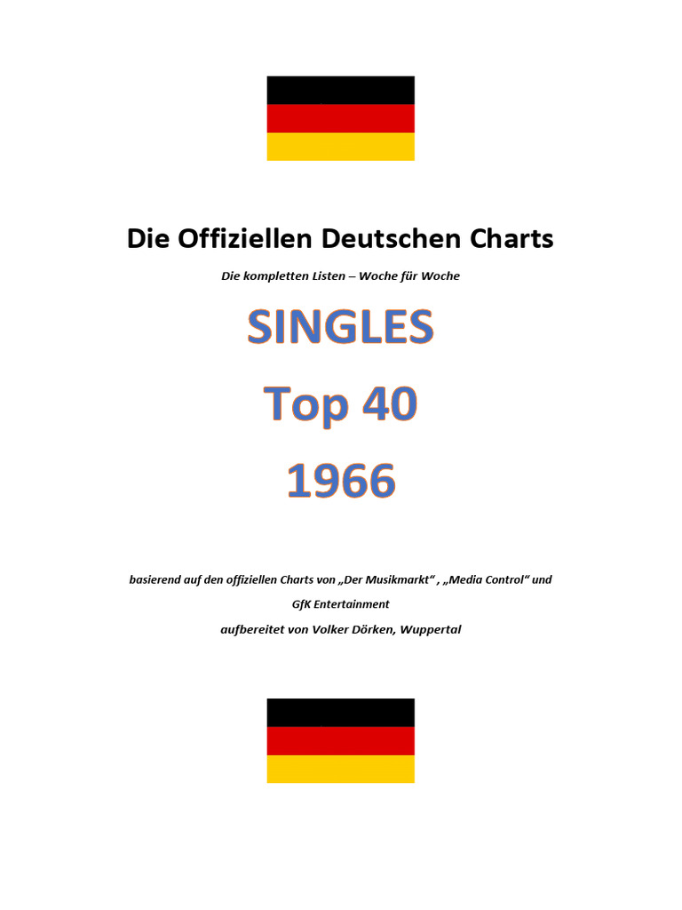 Deutsche Charts - 1966 - Komplettübersicht | PDF