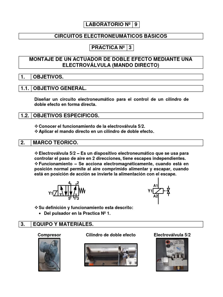 Lab 9 - Pract 3 | PDF | Electricidad | Ingeniería mecánica