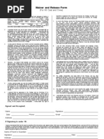Owner Performer Consent Form | PDF