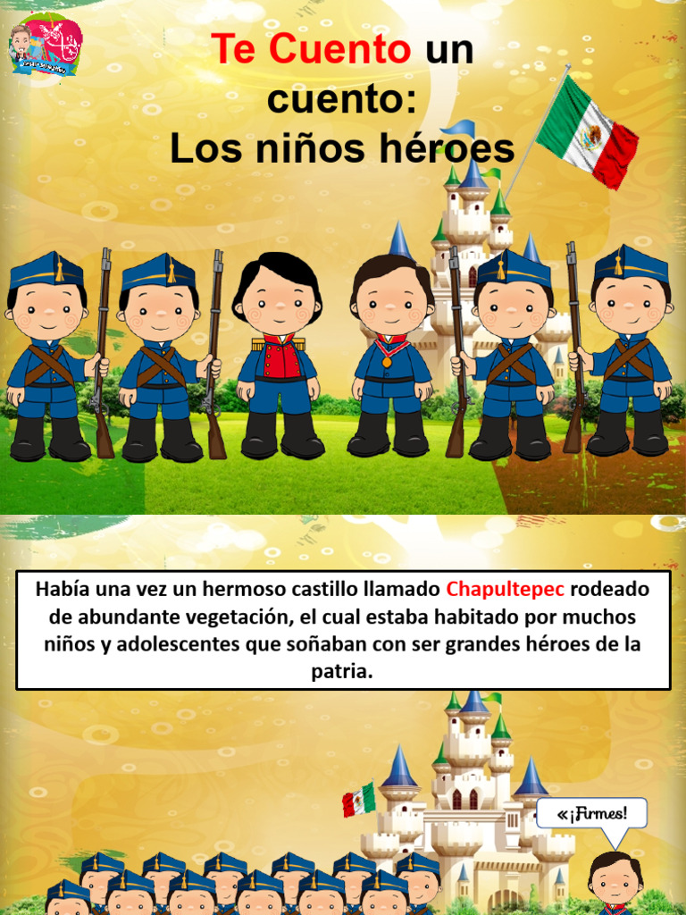 ? Cuento Niños Heroes César Benavides | PDF