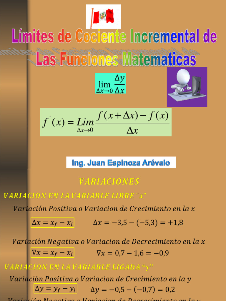 Lim Cociente Incremental | PDF | Funciones y mapeos | Números