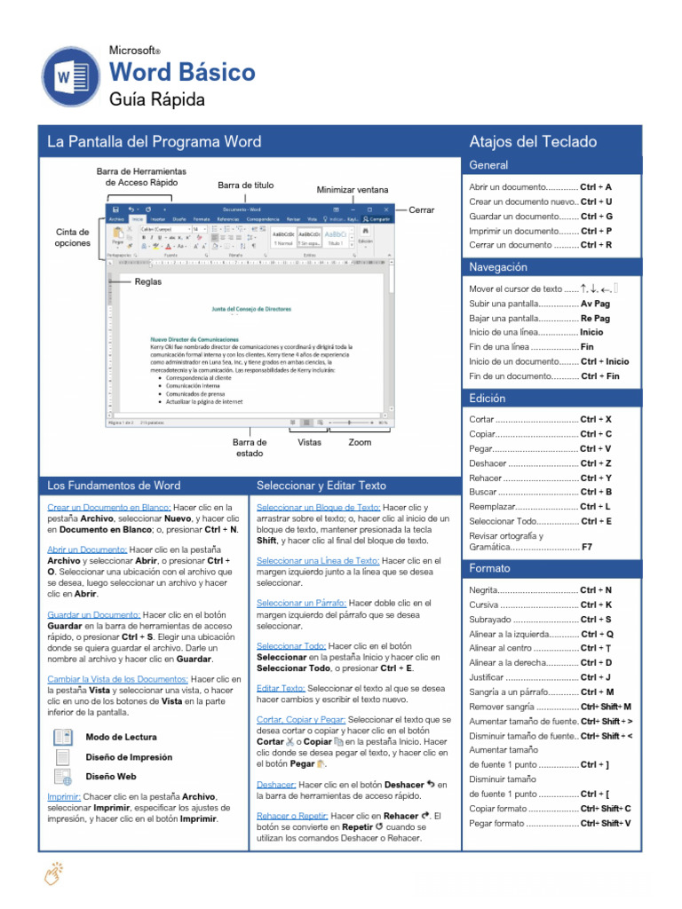 Word-2016-Basico-Guia-Rapida FINAL OK | PDF | Microsoft Word | Ventana ...