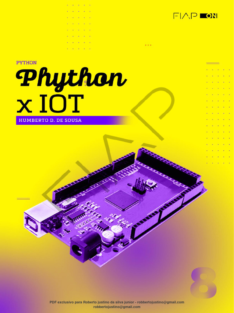 Capitulo 8 - Python X IoT - RevFinal | PDF | Internet das Coisas | Arduino