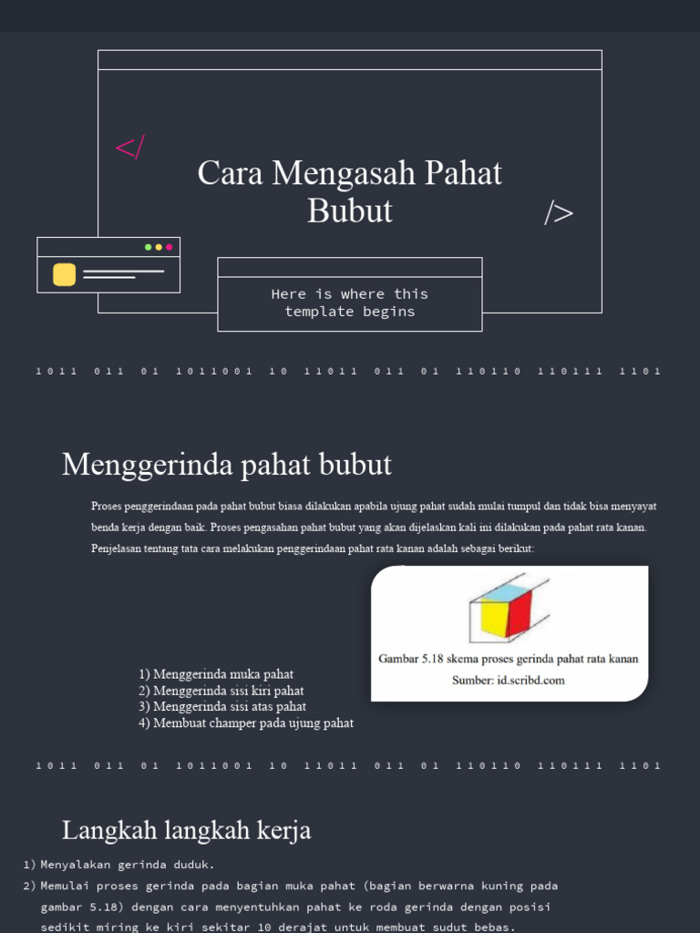 Mengasah Pahat Bubut | PDF | Griya & Taman