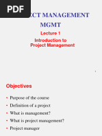 Introduction to Project Management Basics | PDF | Project Management ...