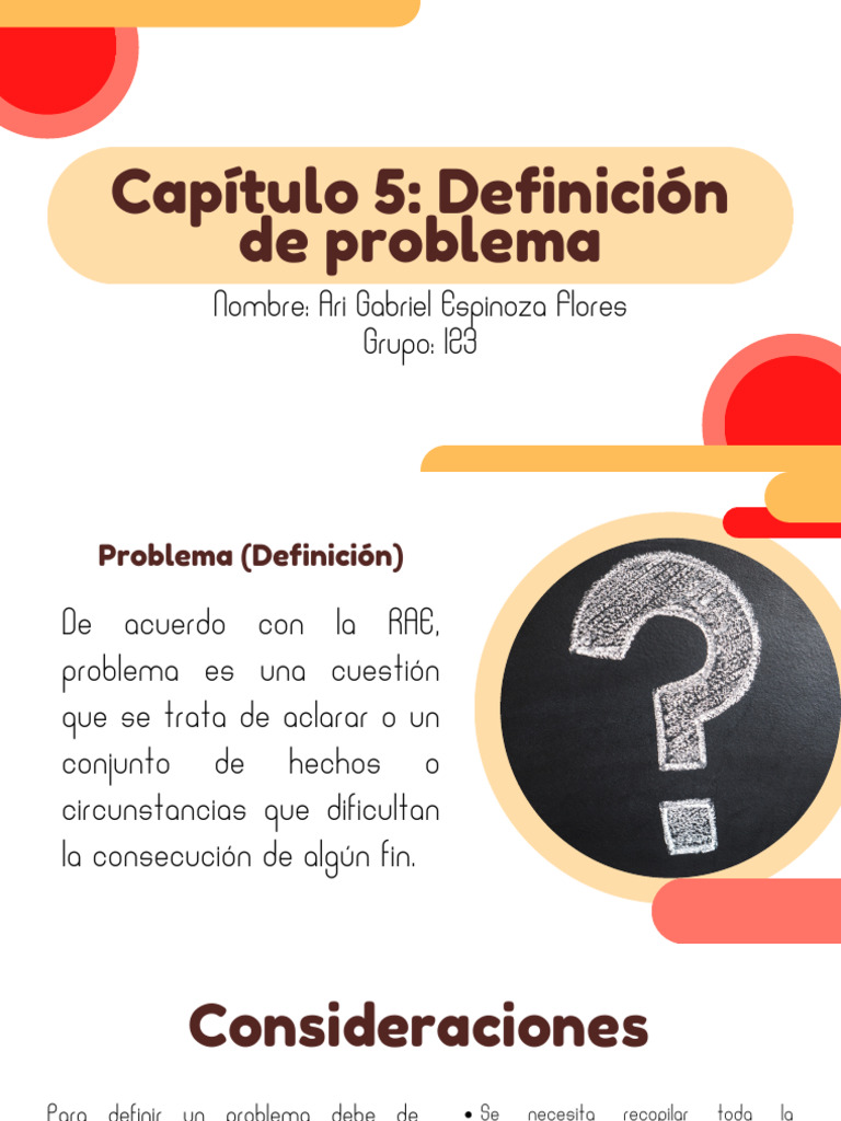 Definición de Problema | PDF