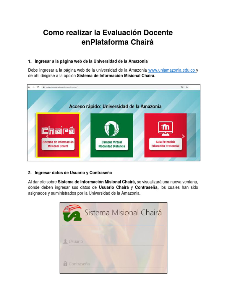 Guía para Evaluación Docente en Chairá | PDF | Negocios