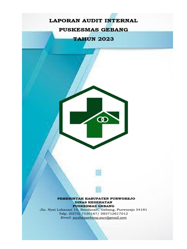 Cover Laporan Audit Internal 2023 | PDF