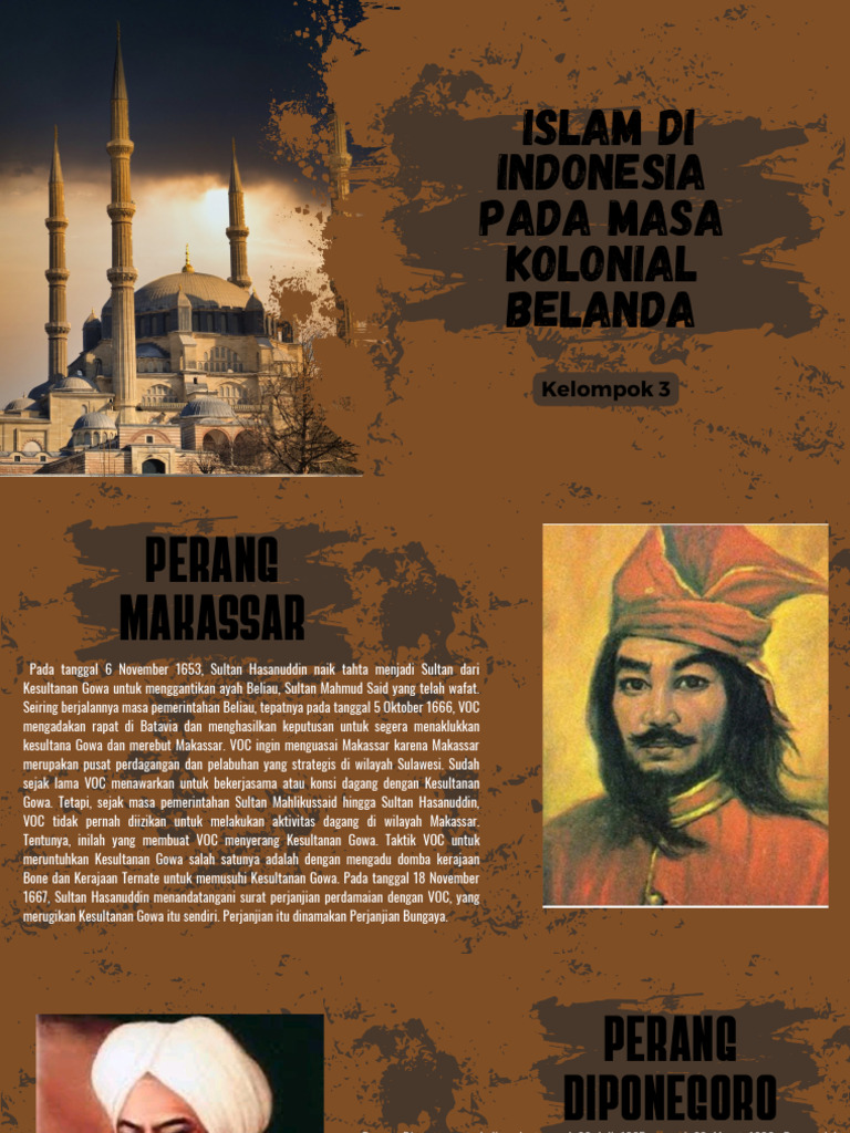 Islam Di Indonesia Pada Masa Kolonial Belanda | PDF
