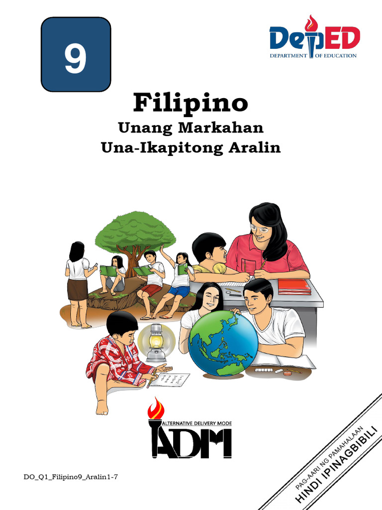 Filipino 9 ADM Q1 2021 2022 Final Reviewed 1 | PDF