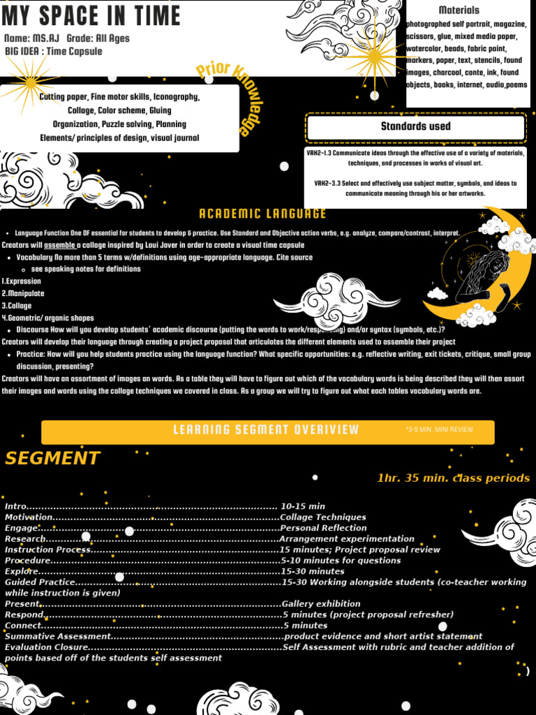 My Space in Time Time Capsule | PDF | Collage | Discourse