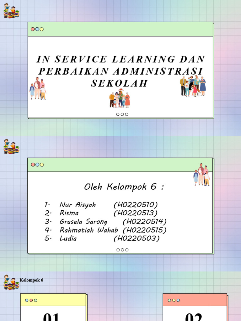 KLP 6 - in Service Learning Dan Perbaikan Administrasi Sekolah | PDF
