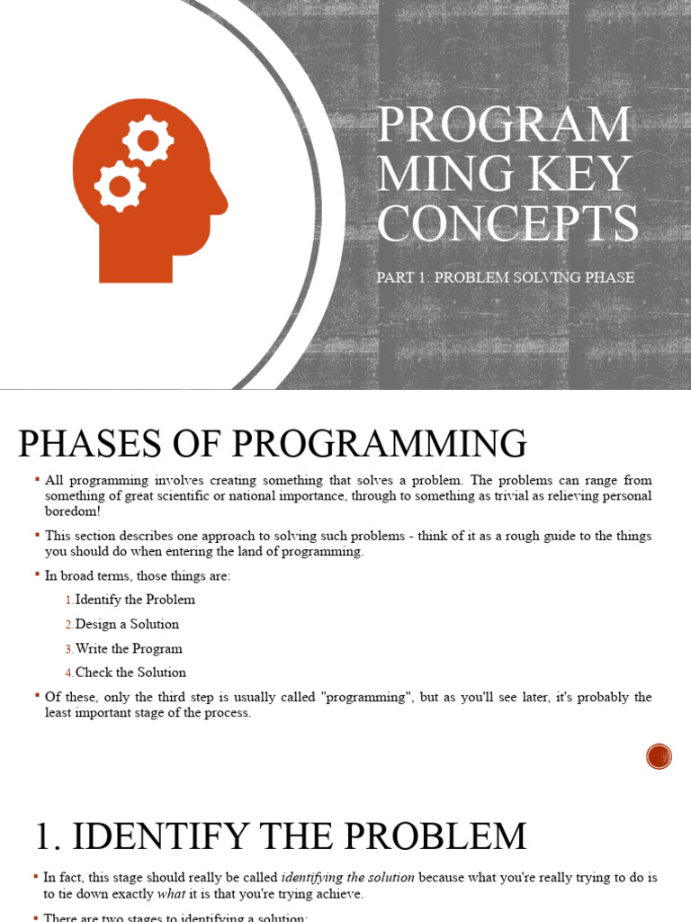 Programming Key Concepts | PDF | Computer Programming | Computer Program Programming Key Concepts | PDF | Computer Programming | Computer Program