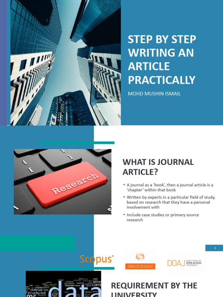 How to Write a Journal Article | PDF | Academic Journal | Academic ...