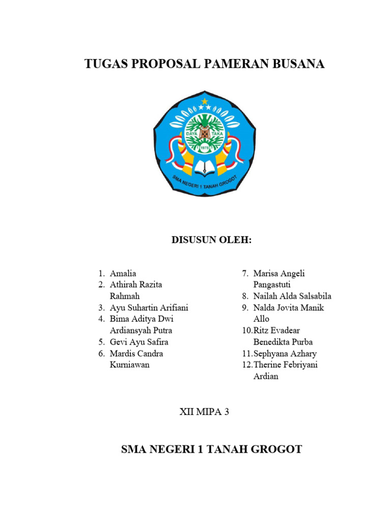 Tugas Proposal SBK New-1 | PDF