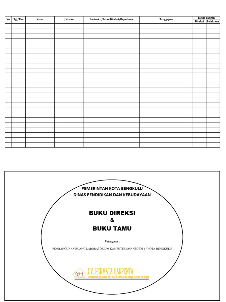 Buku Tamu Dan Direksi | PDF