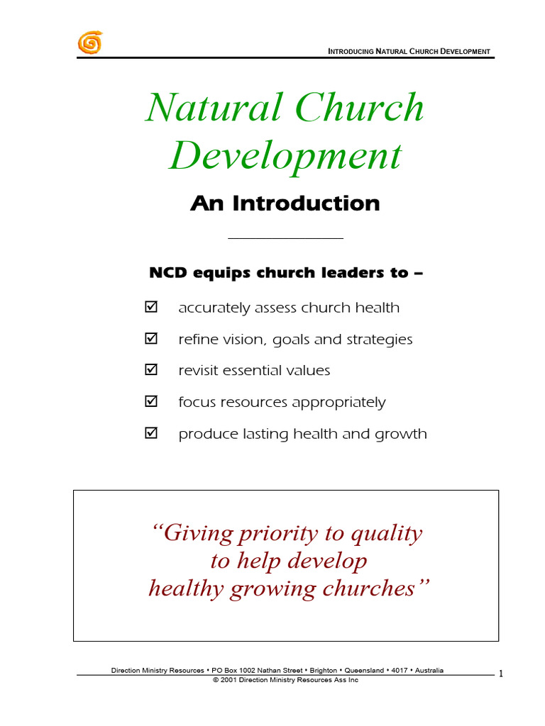 Introduction To NCD | PDF | Leadership