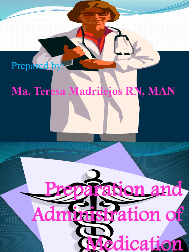 Medication Administration Pdf Injection Medicine Medical