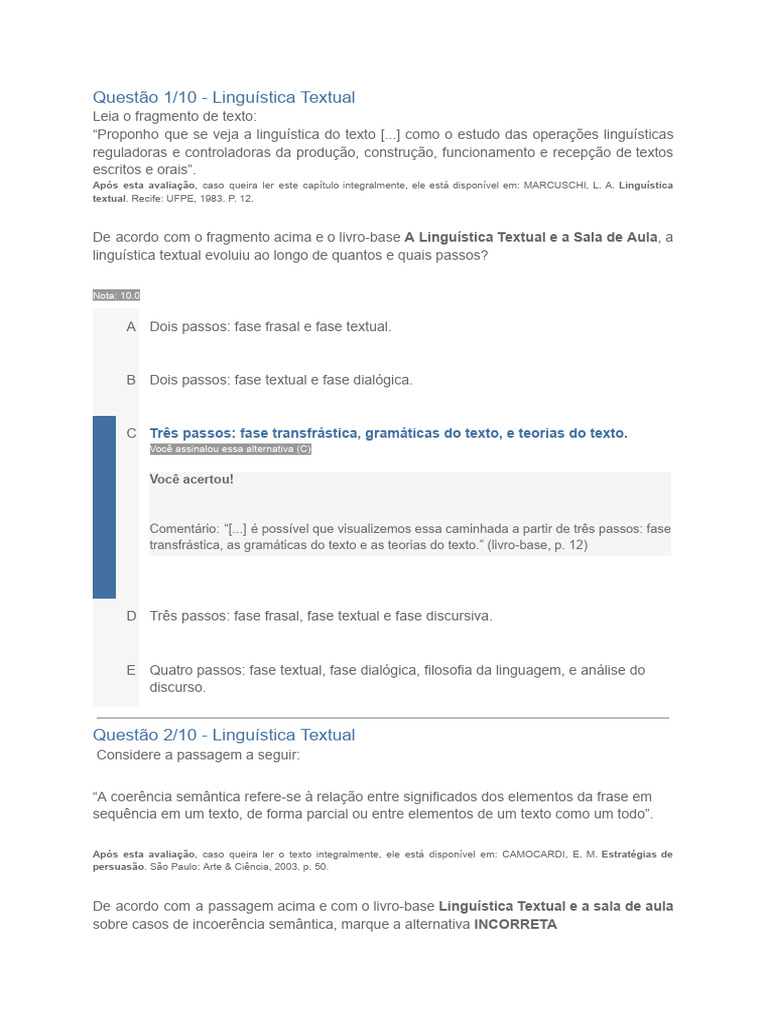 Linguística Textual 1 | PDF | Linguística | Discurso