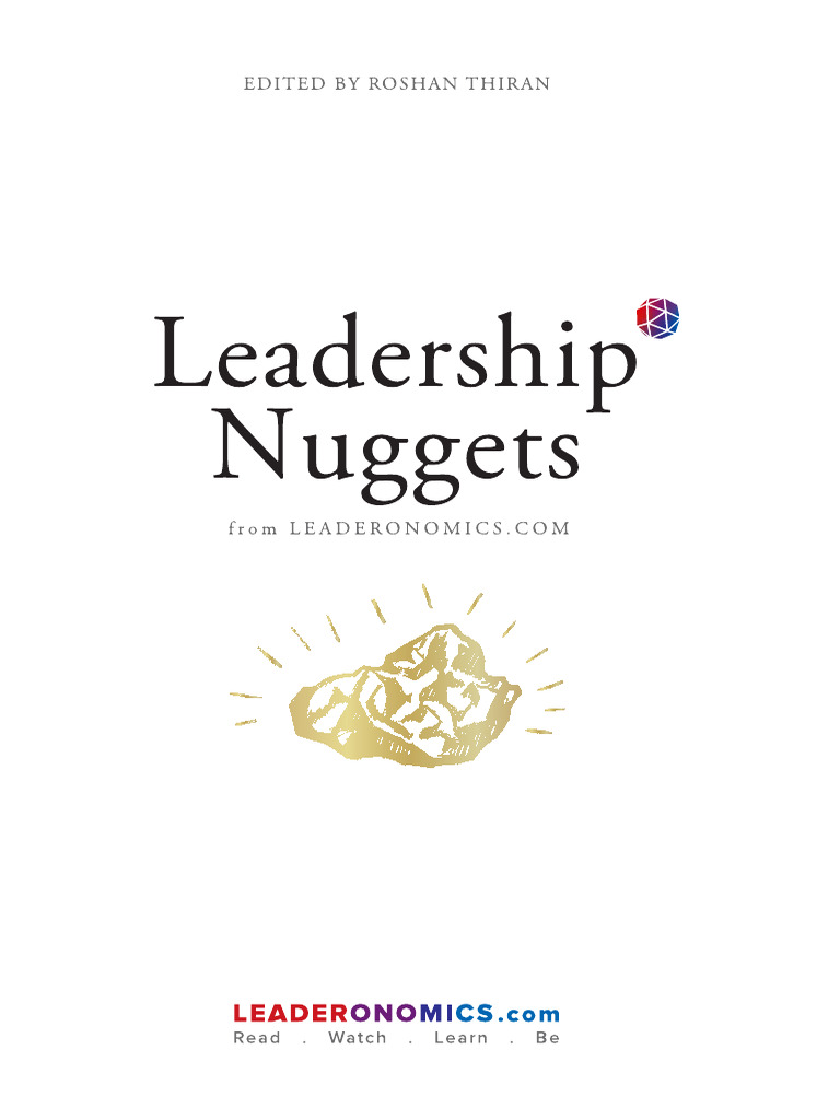 Leadership Nuggets Book PDF Leaderonomics 4daeeb 5269b11a5d | PDF ...