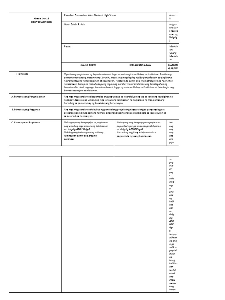 FINAL AP8 First LC6-10 | PDF