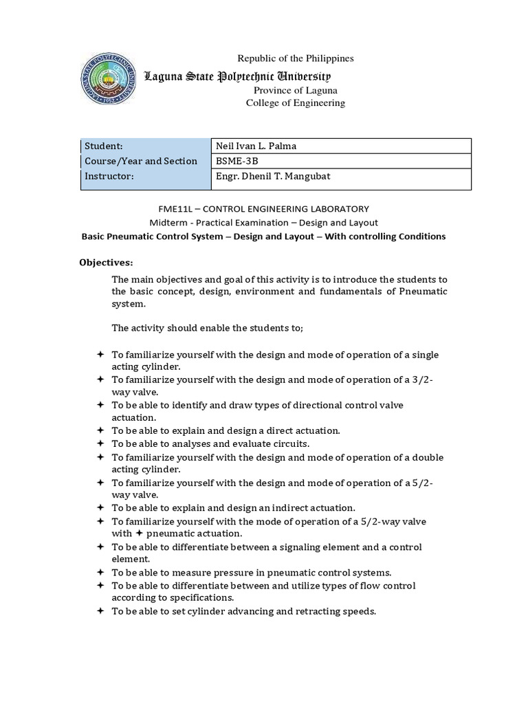 Midterm Project - Design and Layout | PDF | Valve | Actuator