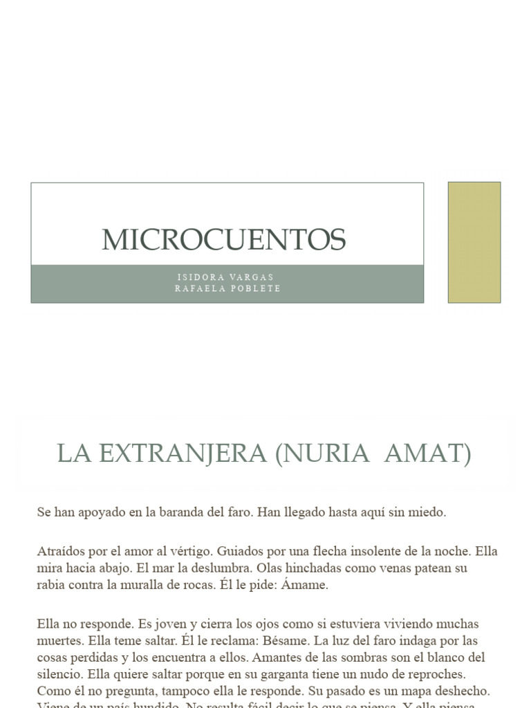 Micro Cuento S | PDF