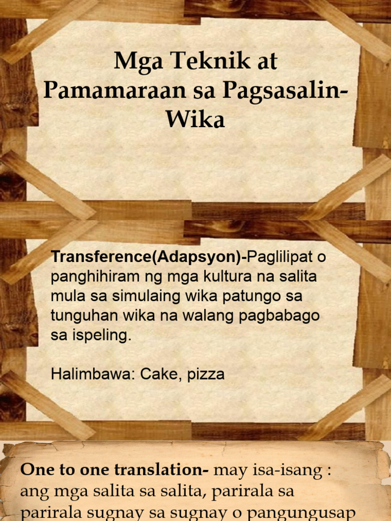 Pagsasaling Wika | PDF