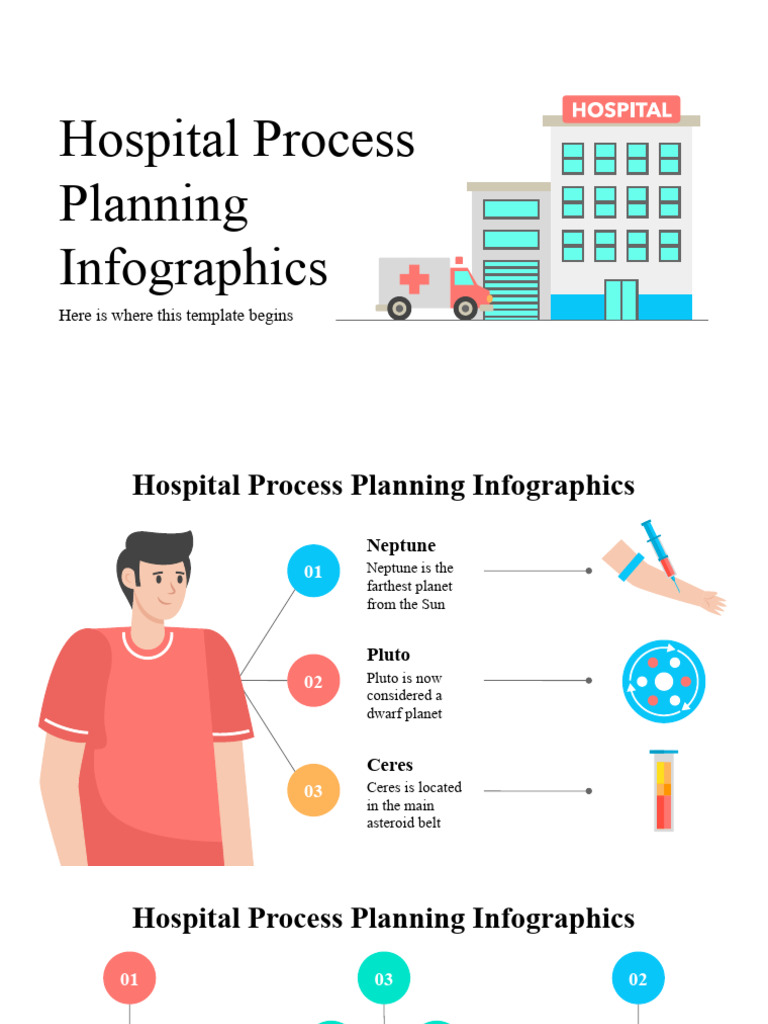 Hospital Process Planning Infographics by Slidesgo | PDF | Planets ...