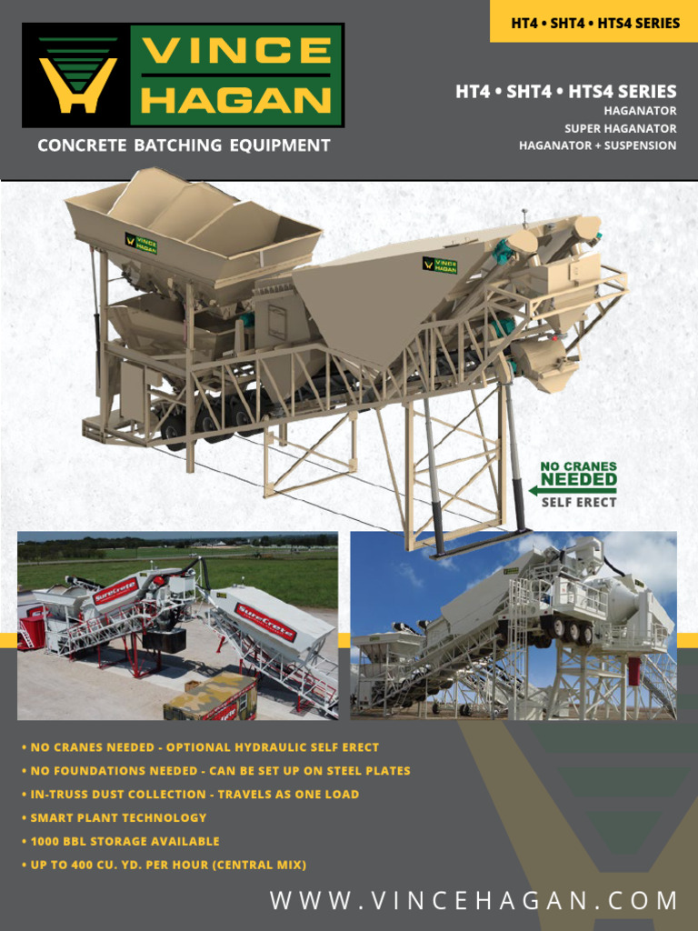 Dry Mobile Concrete Batch Plant Brochure | PDF | Manufactured Goods