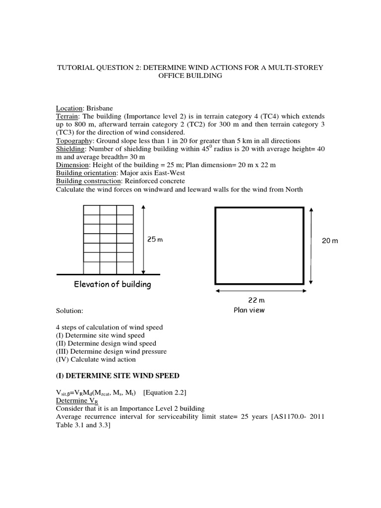 Week 1-Tutorial Assessment | PDF | Wound | Speed
