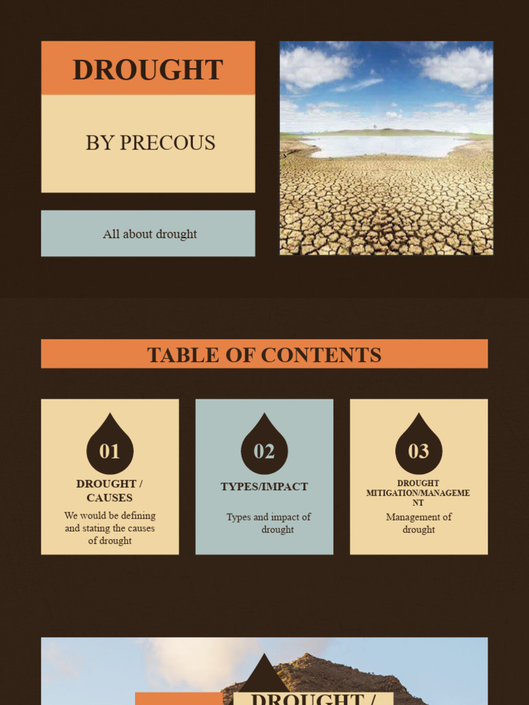 Drought Causes, Types, and Management | PDF | Drought | Water