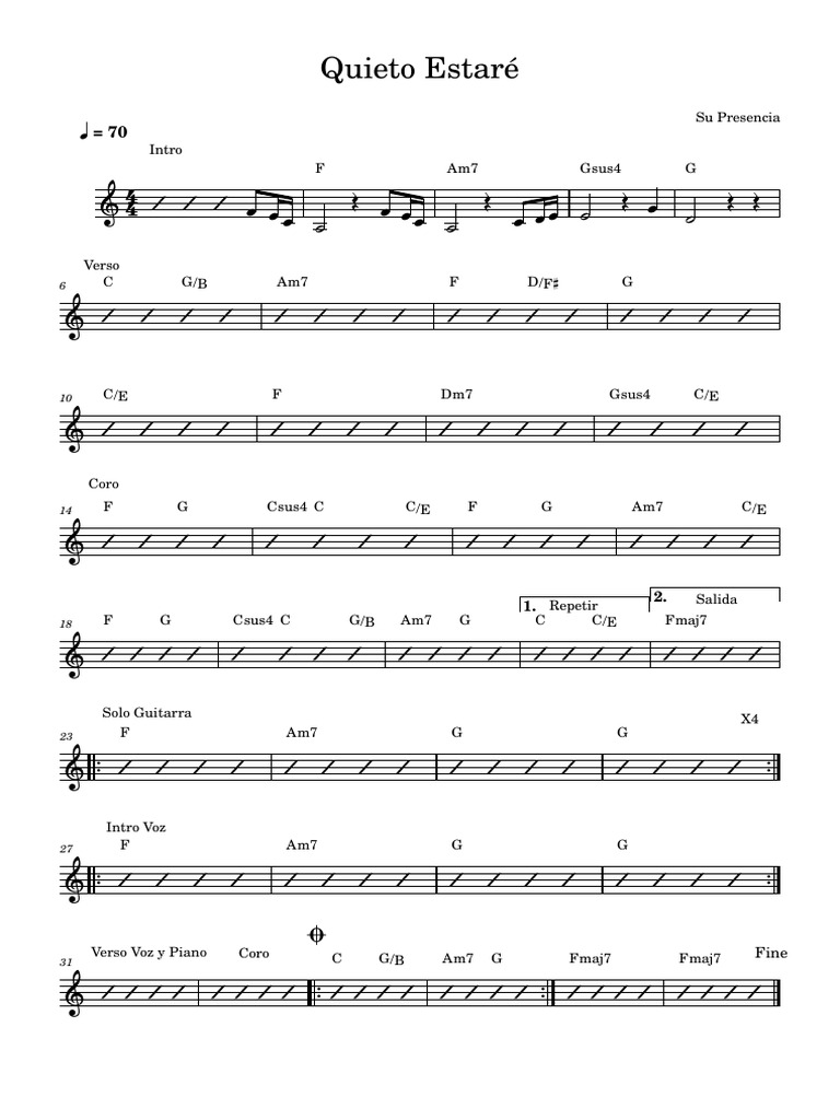 Quieto Estaré | PDF