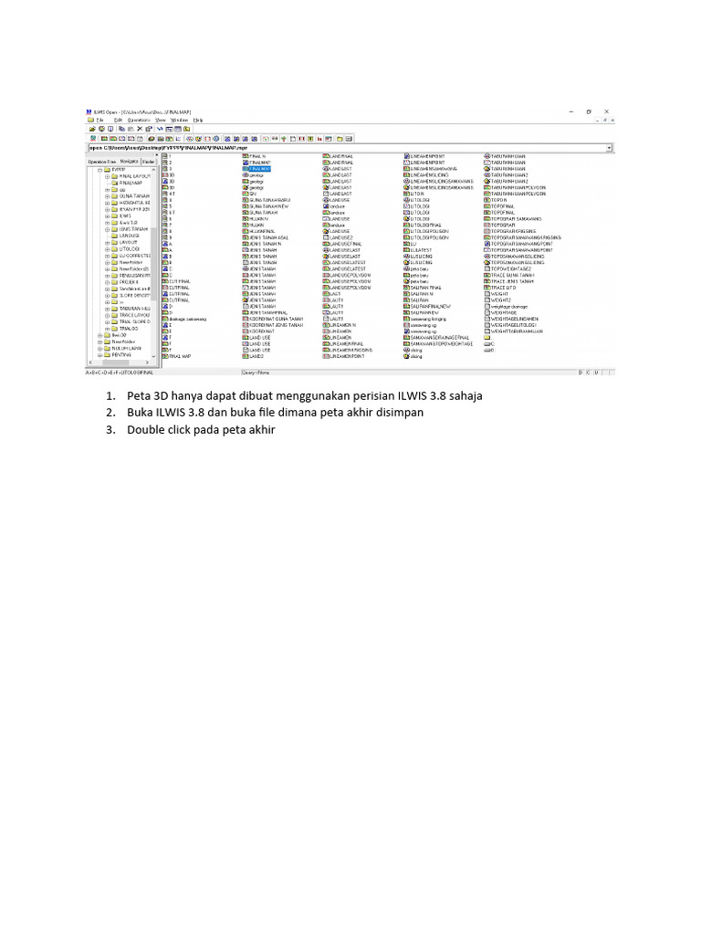 Panduan Membuat Peta 3D di ILWIS 3.8 | PDF | Komputer | Teknologi & Rekayasa